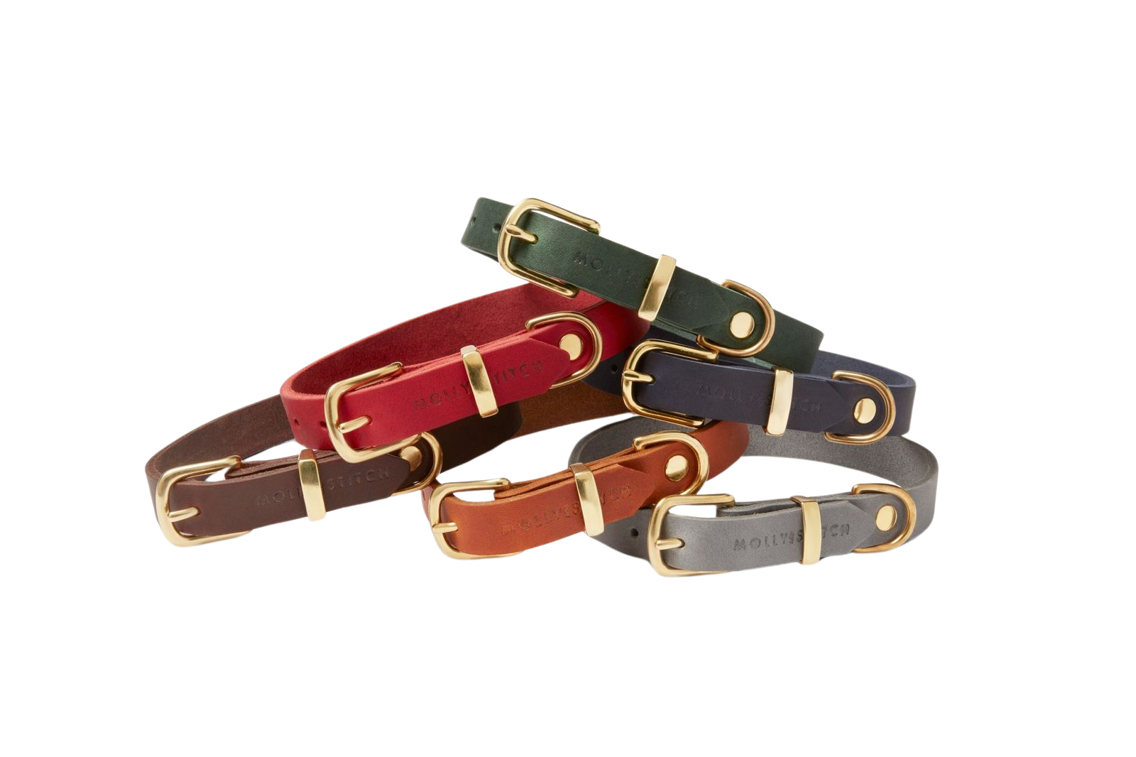 Butter Leather Dog Collar - Chili Red – Molly And Stitch US