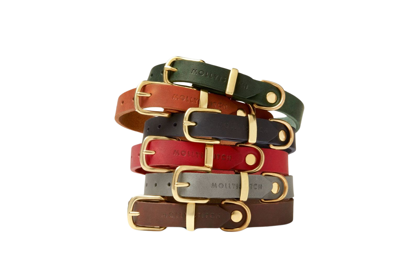 Butter Leather Dog Collar - Chili Red – Molly And Stitch US