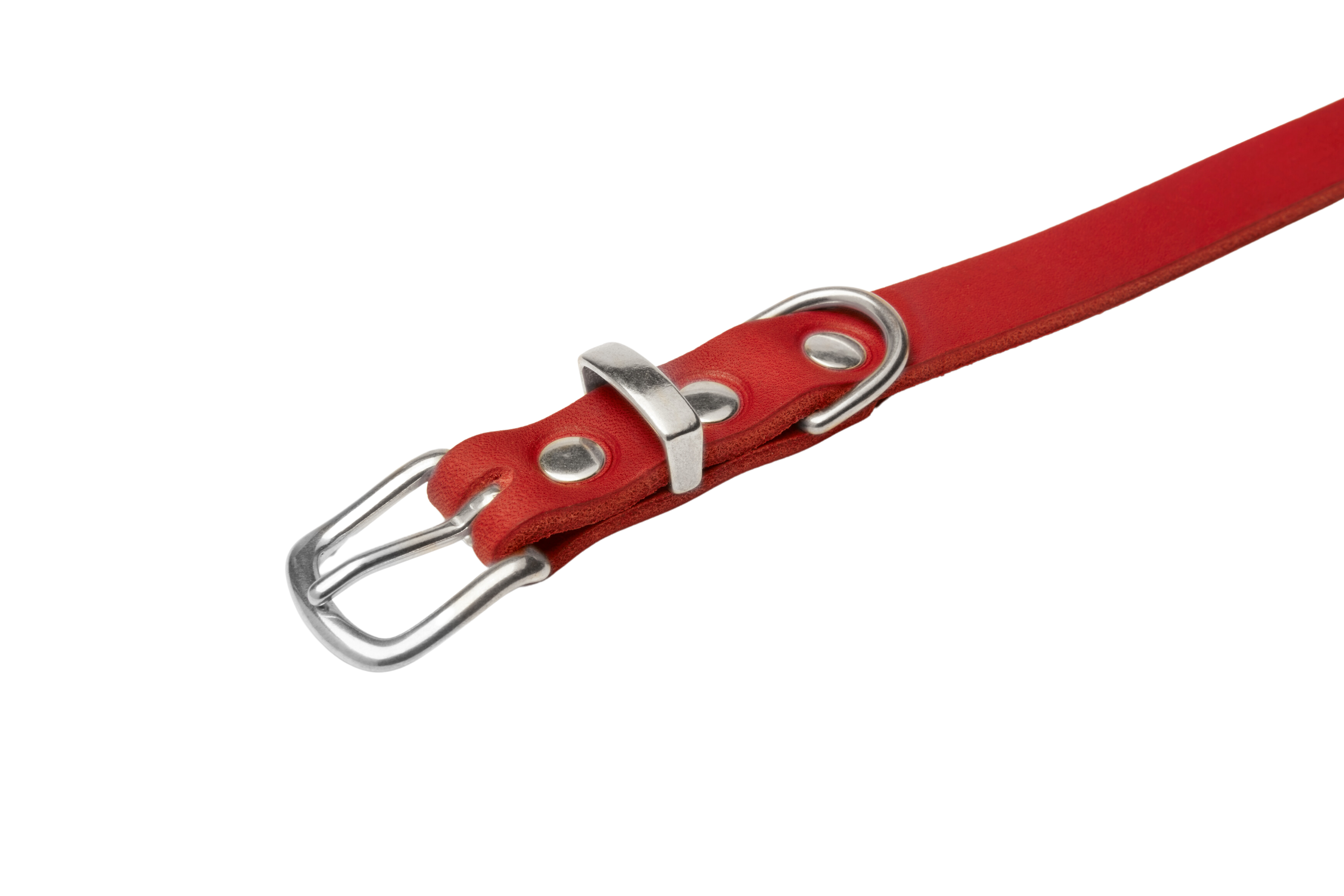 Butter Leather Dog Collar - Chili Red – Molly And Stitch US